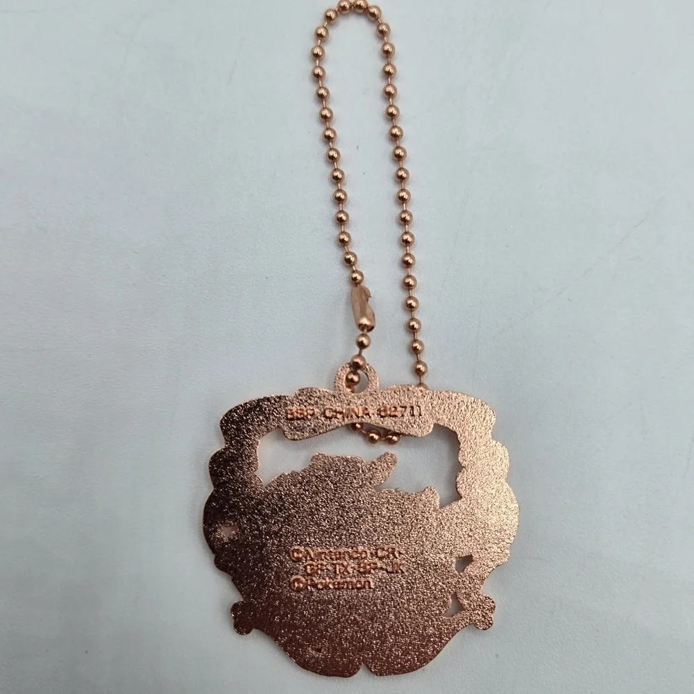Pokemon | Accessories | Pokemon Flareon Rose Gold Metal Bag Charm ...